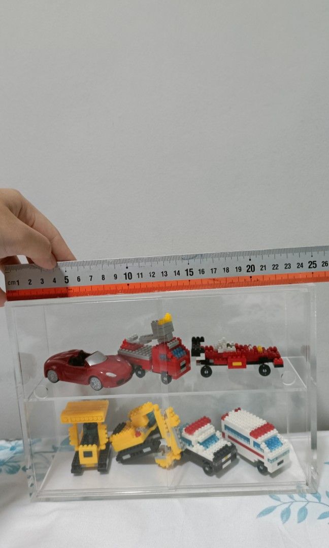 Muji acrylic display case with sliding door (S), Hobbies & Toys ...