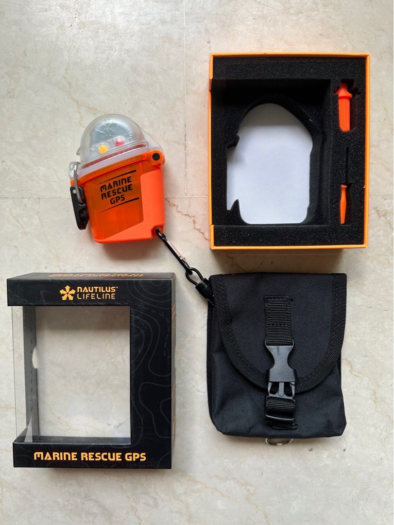 Nautilus Lifeline Marine Rescue GPS Submersible Dive Alert Scuba. Based ...