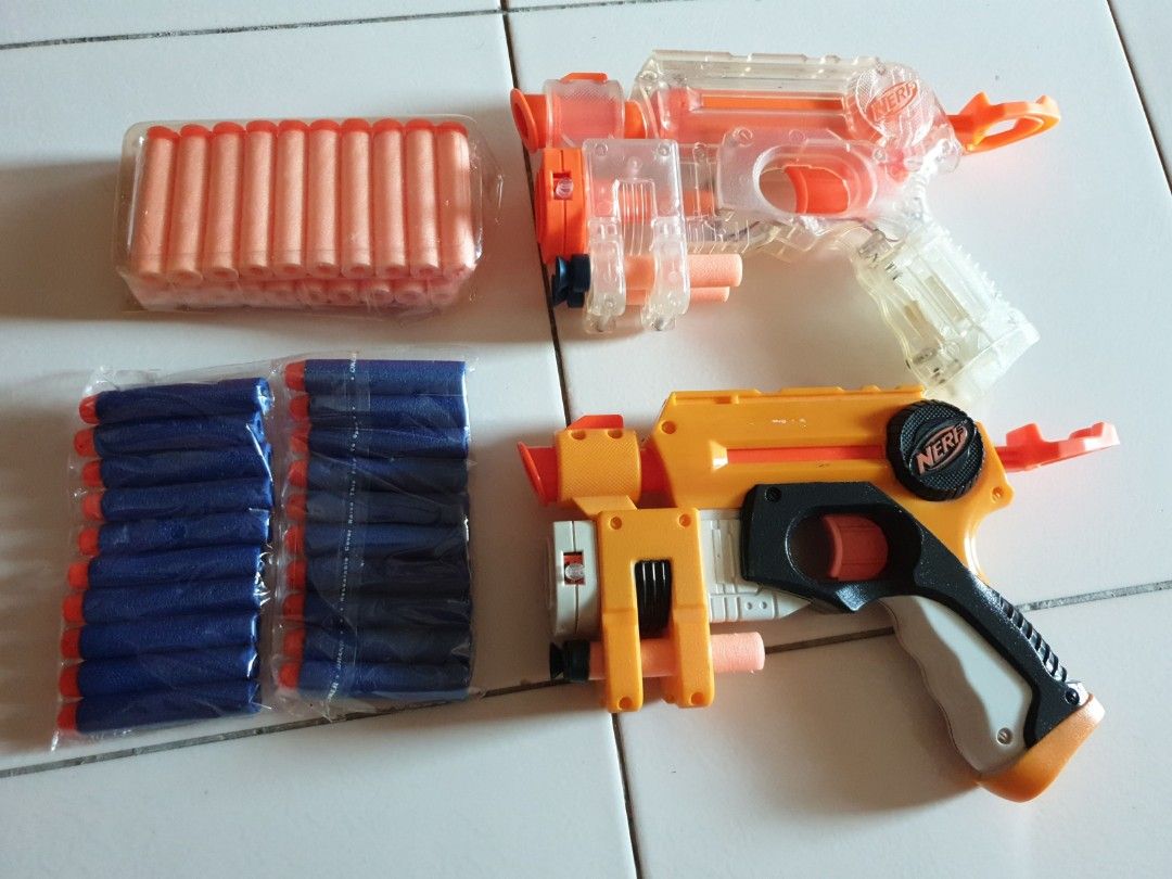 NERF GUN & BULLET PLAYSET, Hobbies & Toys, Collectibles & Memorabilia ...