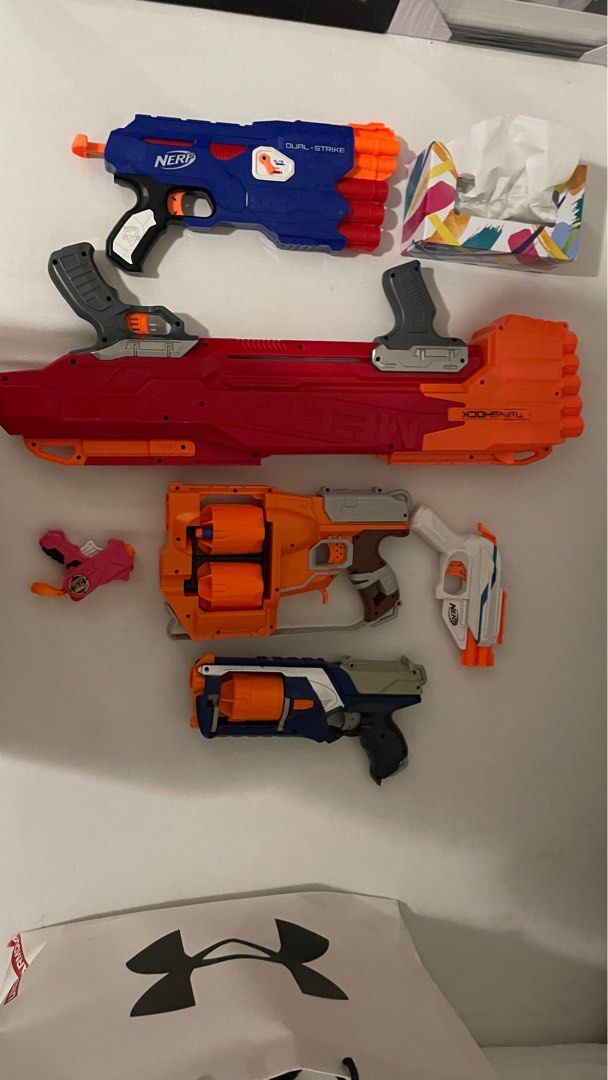 Nerf guns mega bundle (12 weapons + ammo+free delivery) , Hobbies ...