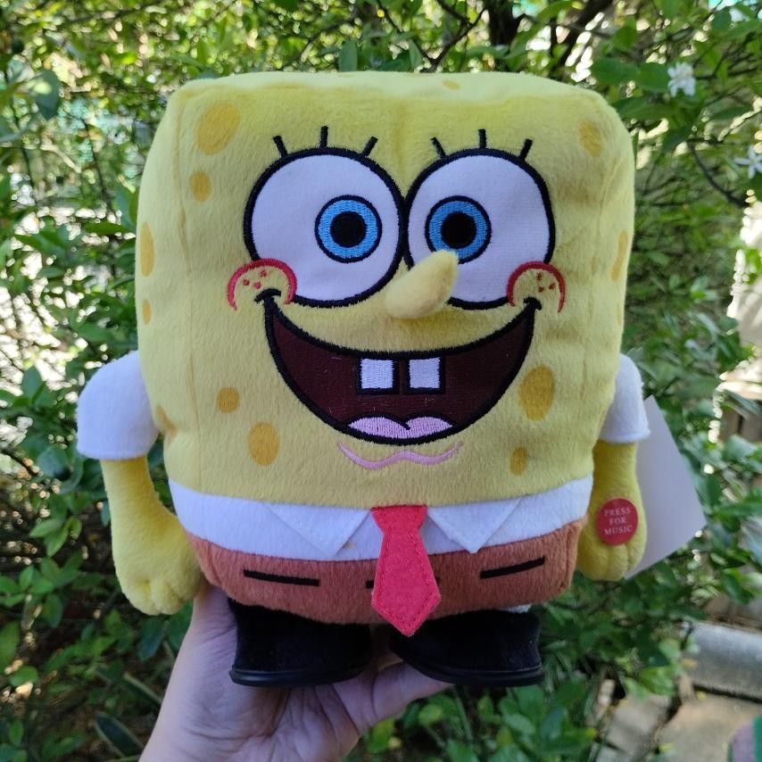 Nickelodeon Spongebob Squarepants Battery Operated Plush Toy, Hobbies ...