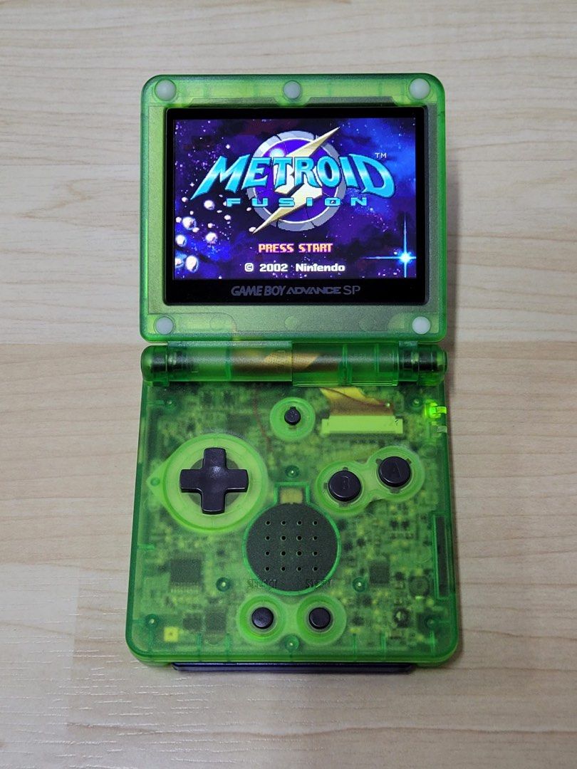 Nintendo Gameboy Advance SP IPS Modded, Video Gaming, Video Game ...