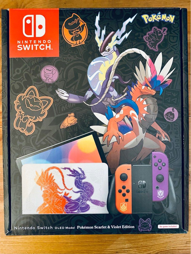 Nintendo Switch OLED - Pokémon Scarlet and Violet Edition, Video Gaming ...