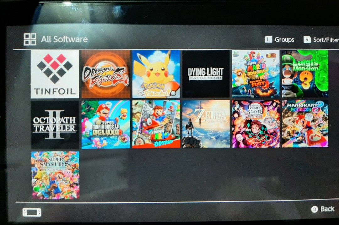 Nintendo Switch v1 Mario Edition Jailbreak, Video Gaming, Video Game ...