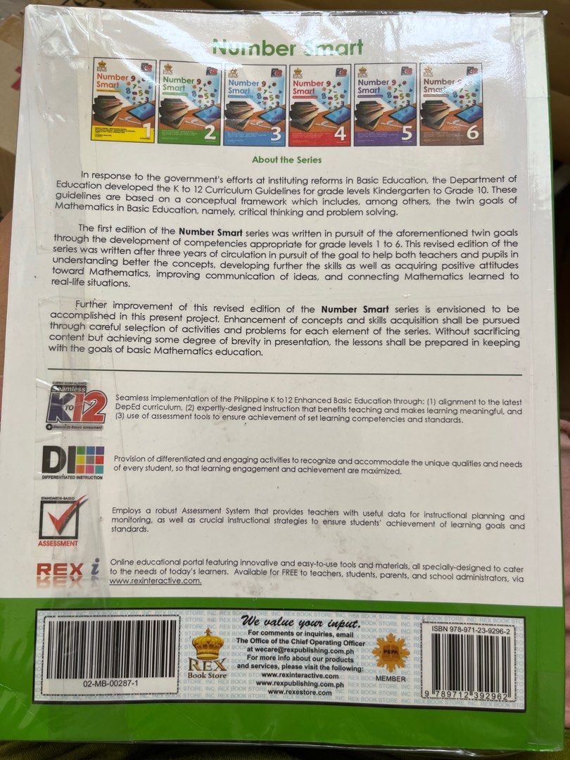 Number Smart Worktext in Mathematics 2, Hobbies & Toys, Books ...