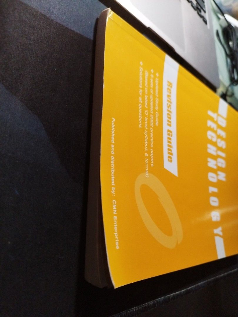 O Level Design and Technology Revision Guide Book dnt, Hobbies & Toys ...