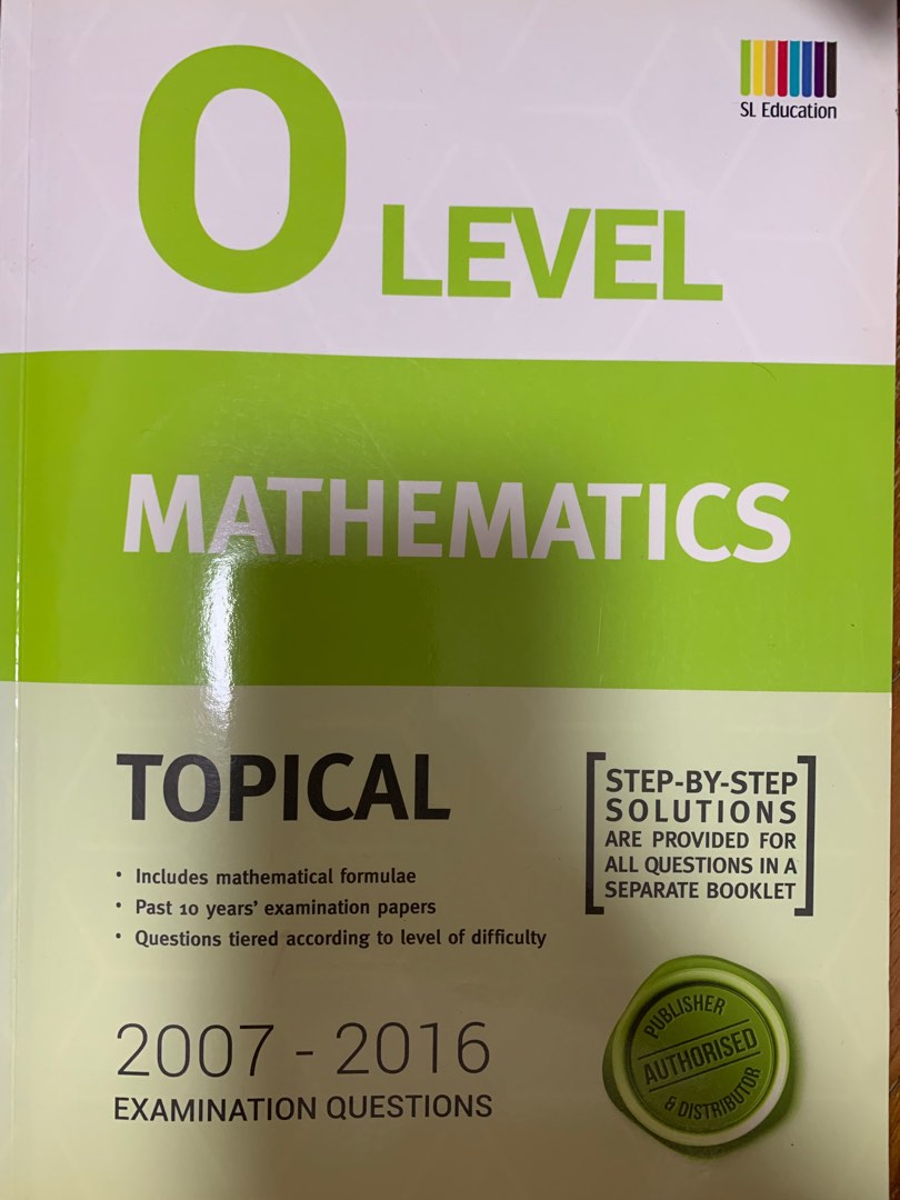 O Level TYS, Hobbies & Toys, Books & Magazines, Assessment Books on ...