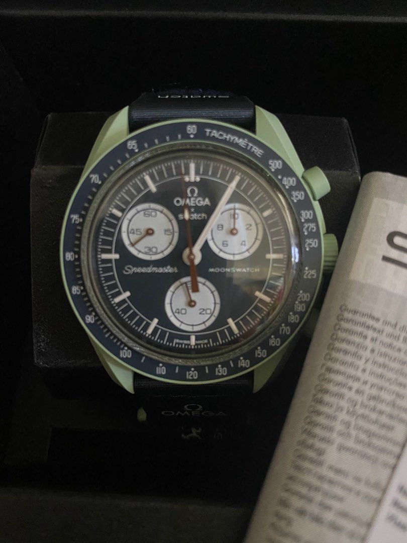 Omega Moonswatch Earth, Luxury, Watches on Carousell