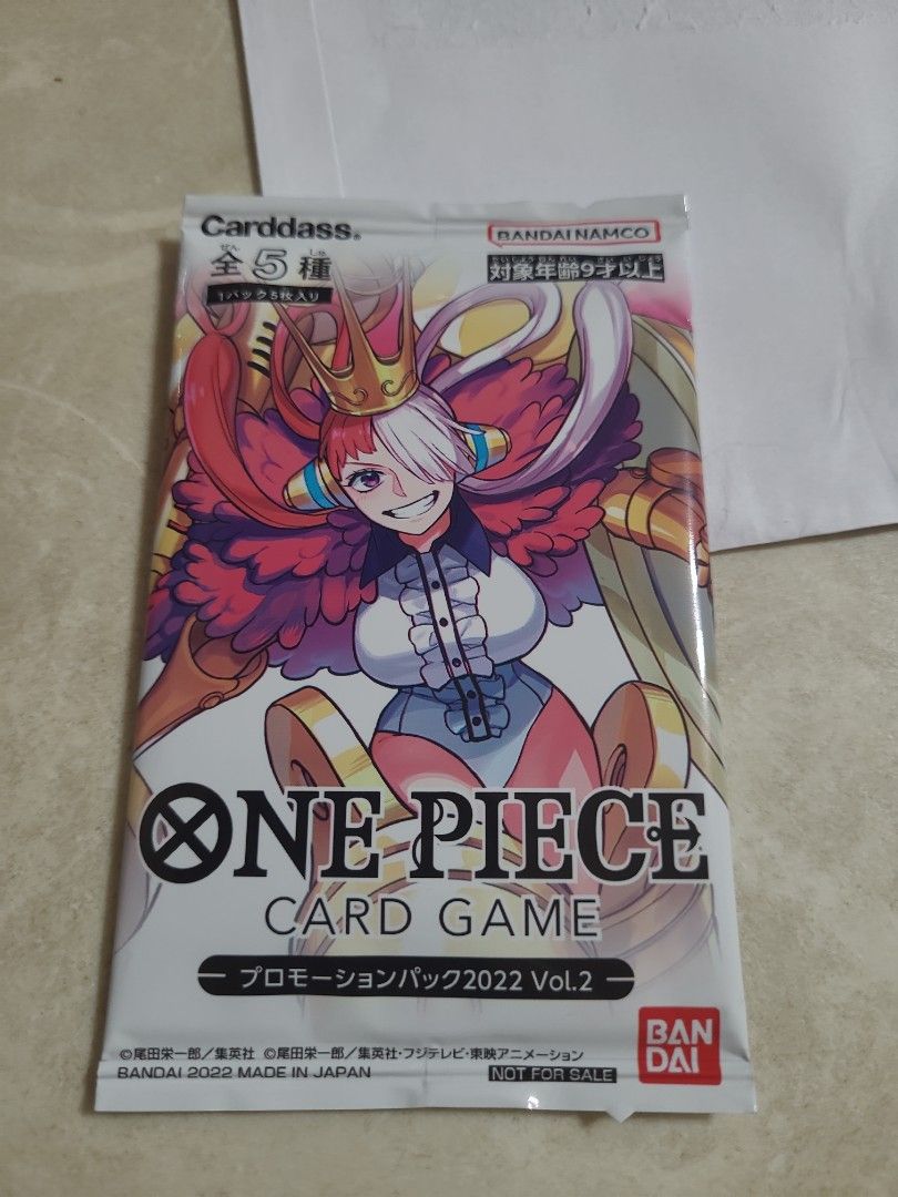 One piece card game uta promo pack, Hobbies & Toys, Toys & Games on Carousell