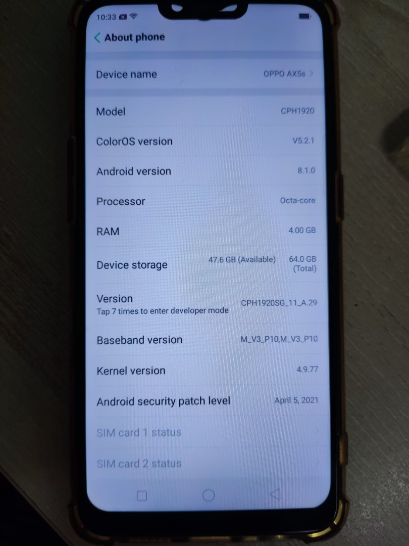 Oppo AX5S (64 Gb), Mobile Phones & Gadgets, Mobile Phones, Android Phones, OPPO on Carousell