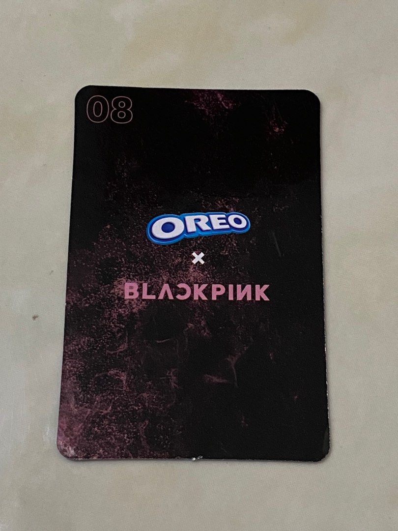 Oreo x Blackpink Photocard (Lisa), Hobbies & Toys, Memorabilia ...