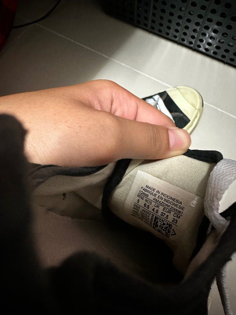 Original Jack purcell converse black color, Women's Fashion, Footwear ...