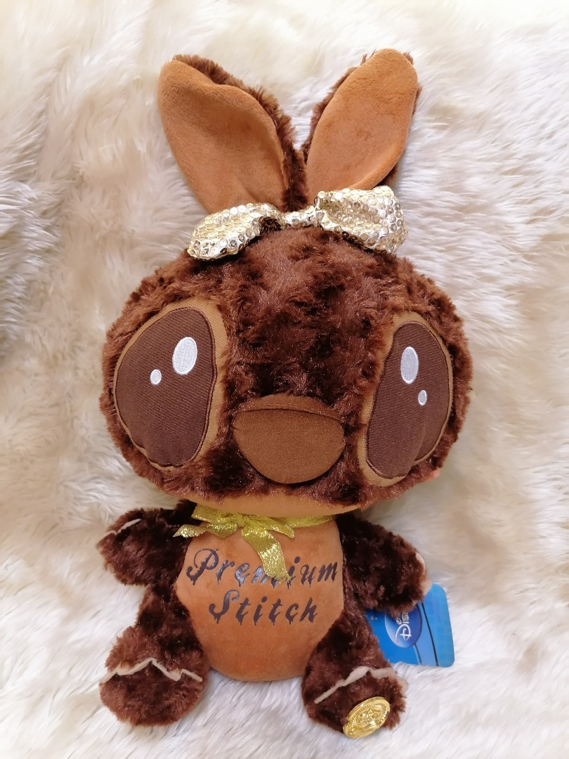 Original Japan 史迪奇 Lilo and Stitch Rabbit Ear Brown Color Stuffed Toys ...