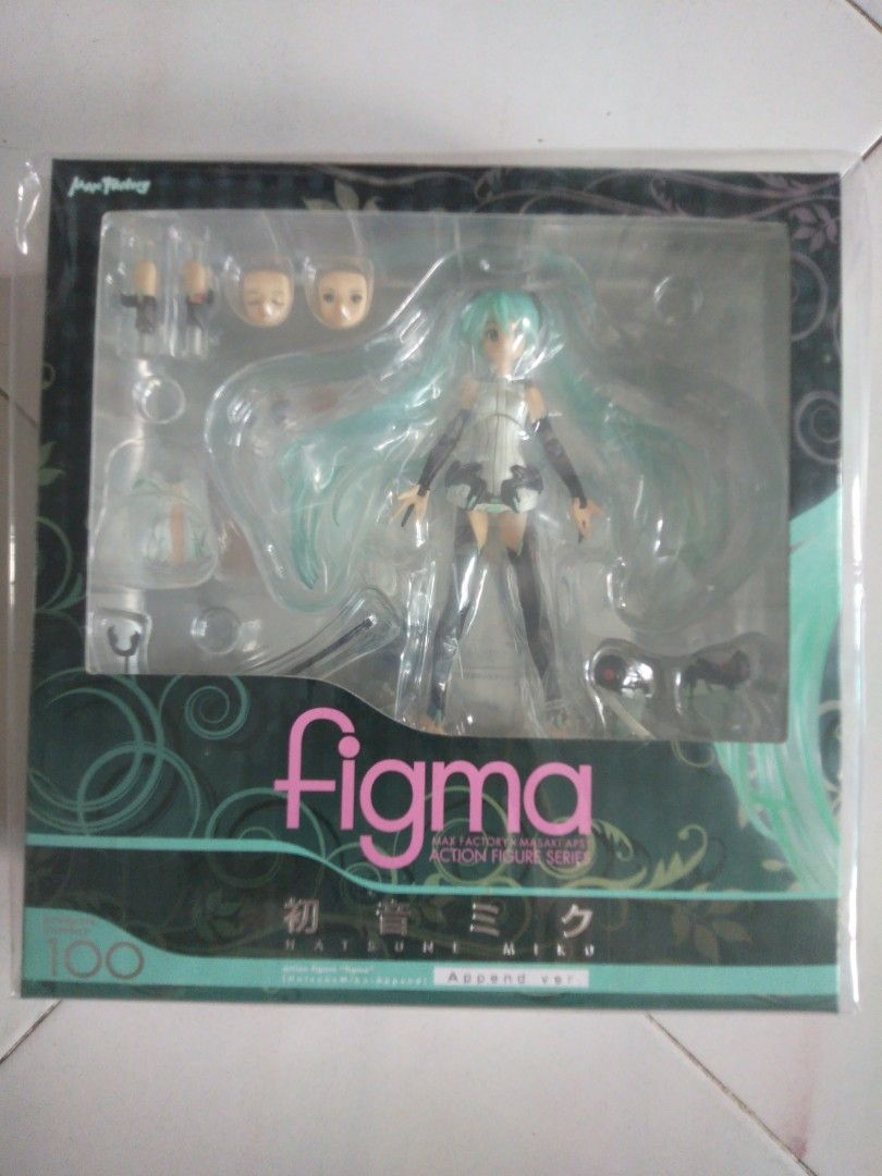 Original Max Factory Figma 100 Hatsune Miku Append Ver. Vocaloid Action ...