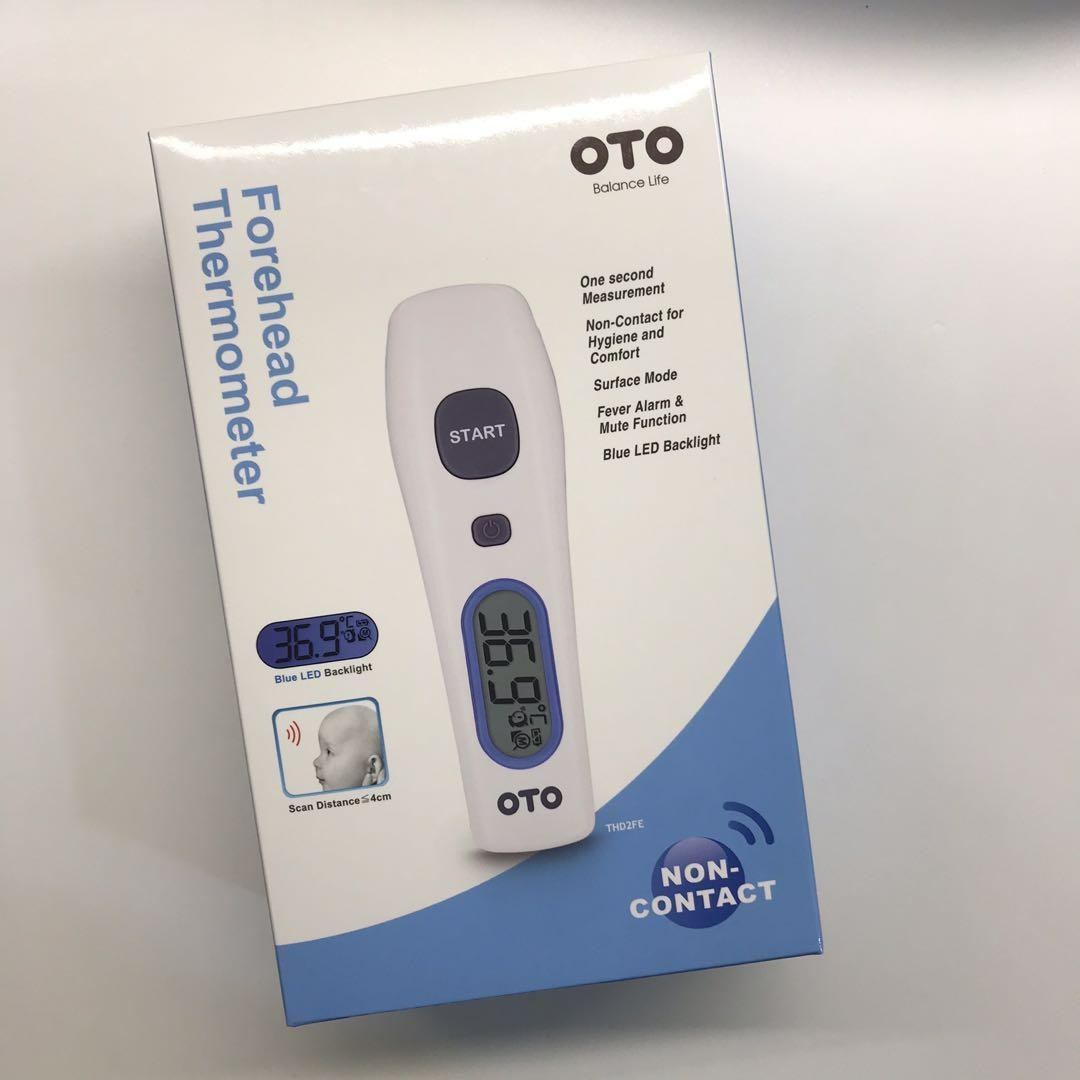 OTO Forehead Thermometer Non Contact [BNIB] Infrared Technology Used By ...