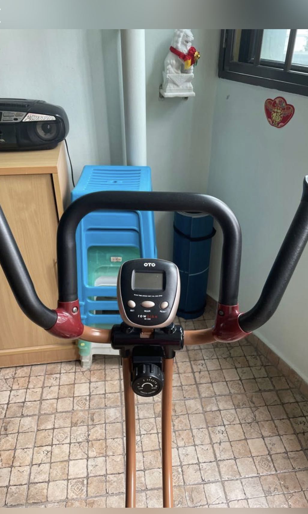 OTO Stationary Gym Bike RB1000 Foldable Row Bike, Sports Equipment ...