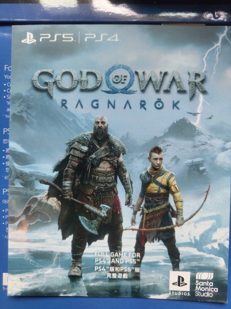 PS5/PS4 Digital Code GOD OF WAR RAGNAROK, Video Gaming, Video Games ...