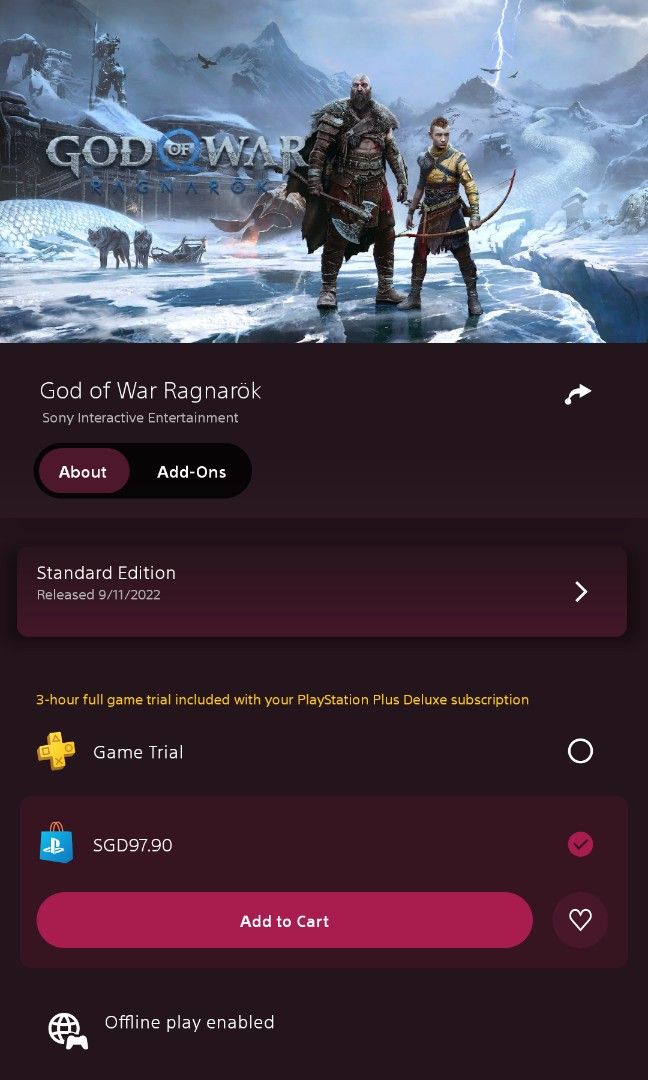 PS5/PS4 Digital Code GOD OF WAR RAGNAROK, Video Gaming, Video Games ...