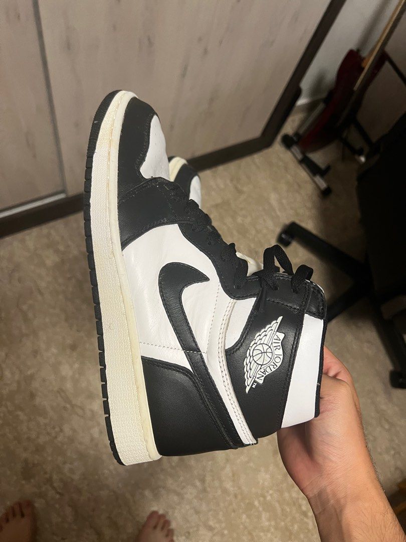 Panda Air Jordan 1 Retro Highs, Men's Fashion, Footwear, Sneakers on ...