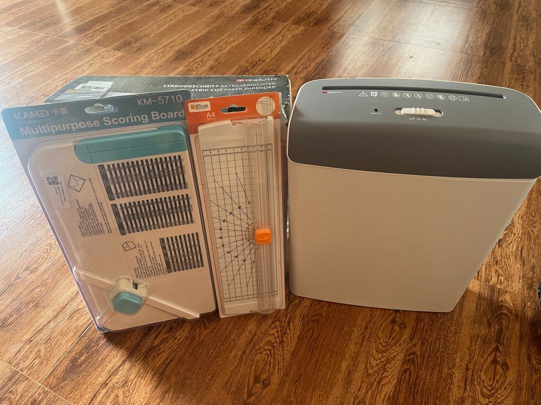 Paper shredder, cutter and scoring board, Hobbies & Toys, Stationary ...