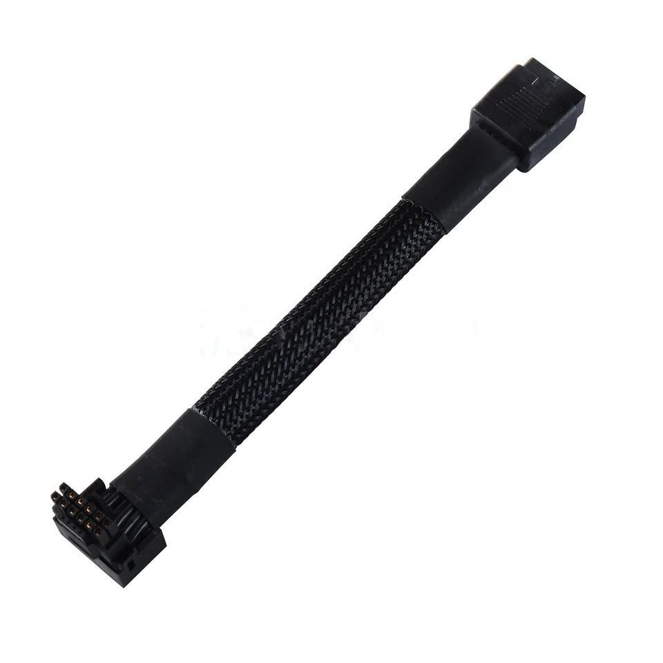 PCIE 5 16Pin(12+4) 90 Degree Pin Connector TO 16AWG Straight Head Elbow ...