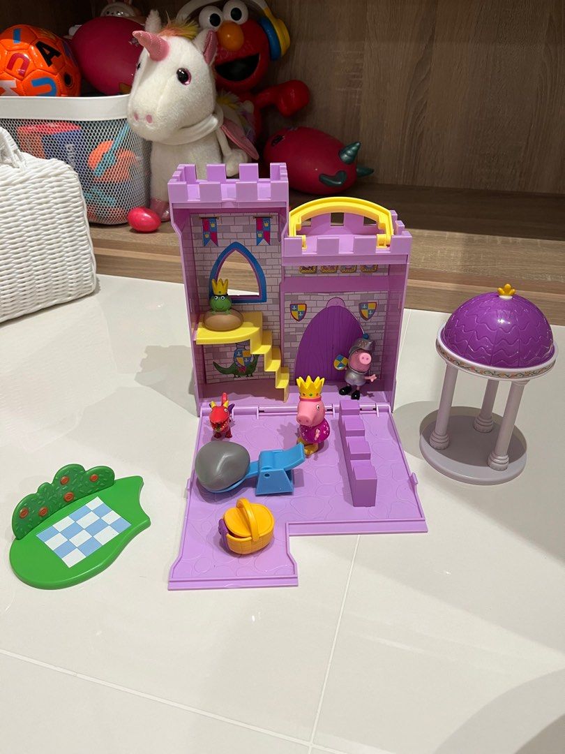Peppa Pig Princess Fort Adventure Playset, Hobbies & Toys, Toys & Games ...