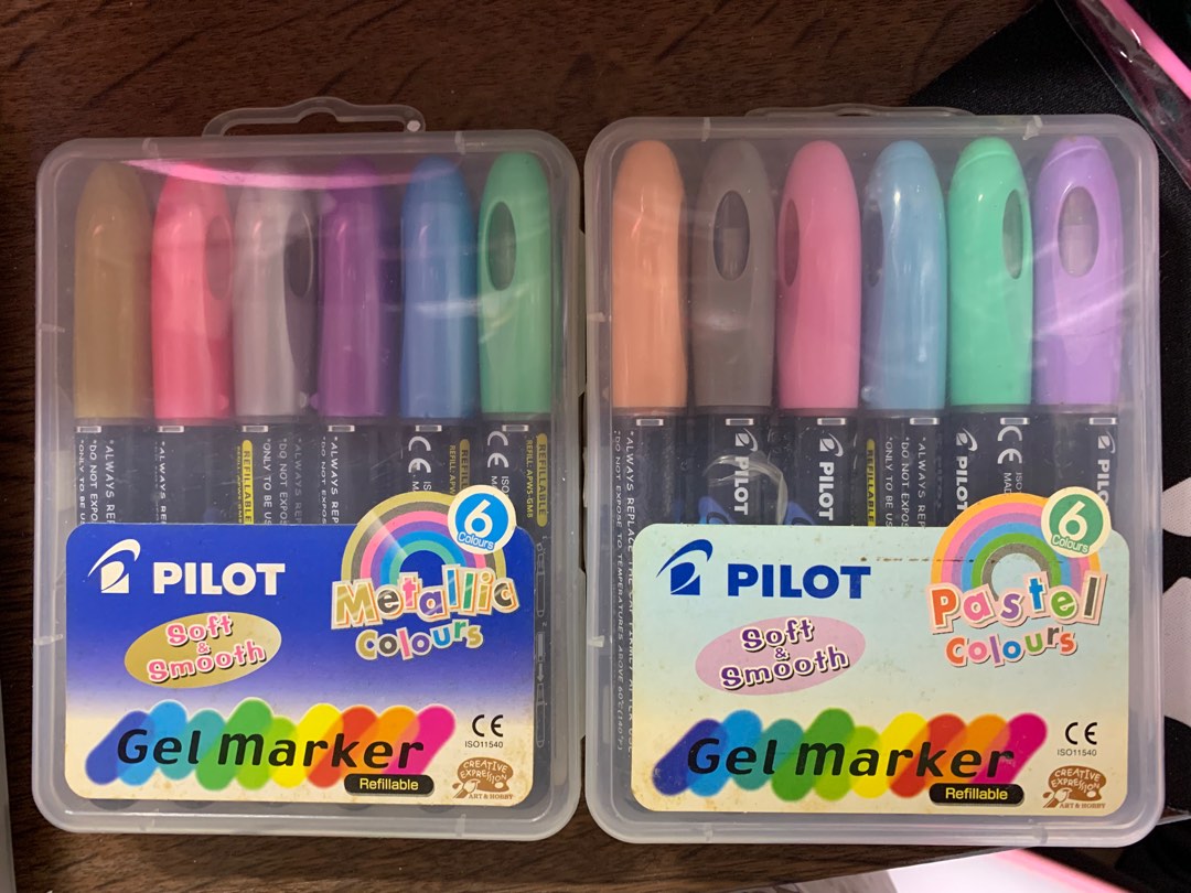 Pilot gel marker, 興趣及遊戲, 手作＆自家設計, 文具及工藝 - 畫作及印刷品 - Carousell