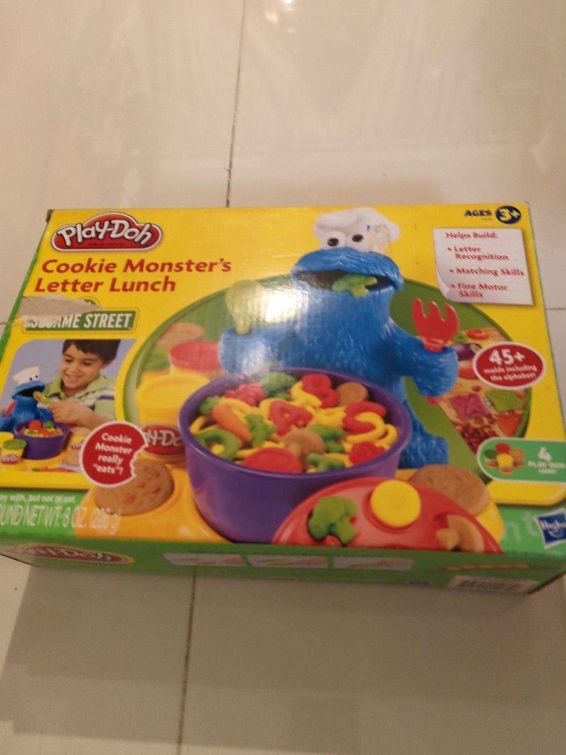 Play-Doh Cookie Monster's Letter Lunch, Hobbies & Toys, Toys & Games on ...