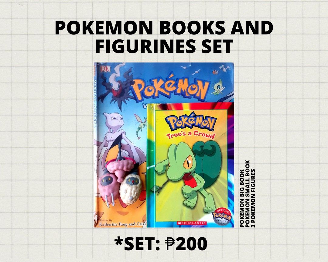 Pokemon Books and Figurines Set, Hobbies & Toys, Books & Magazines ...