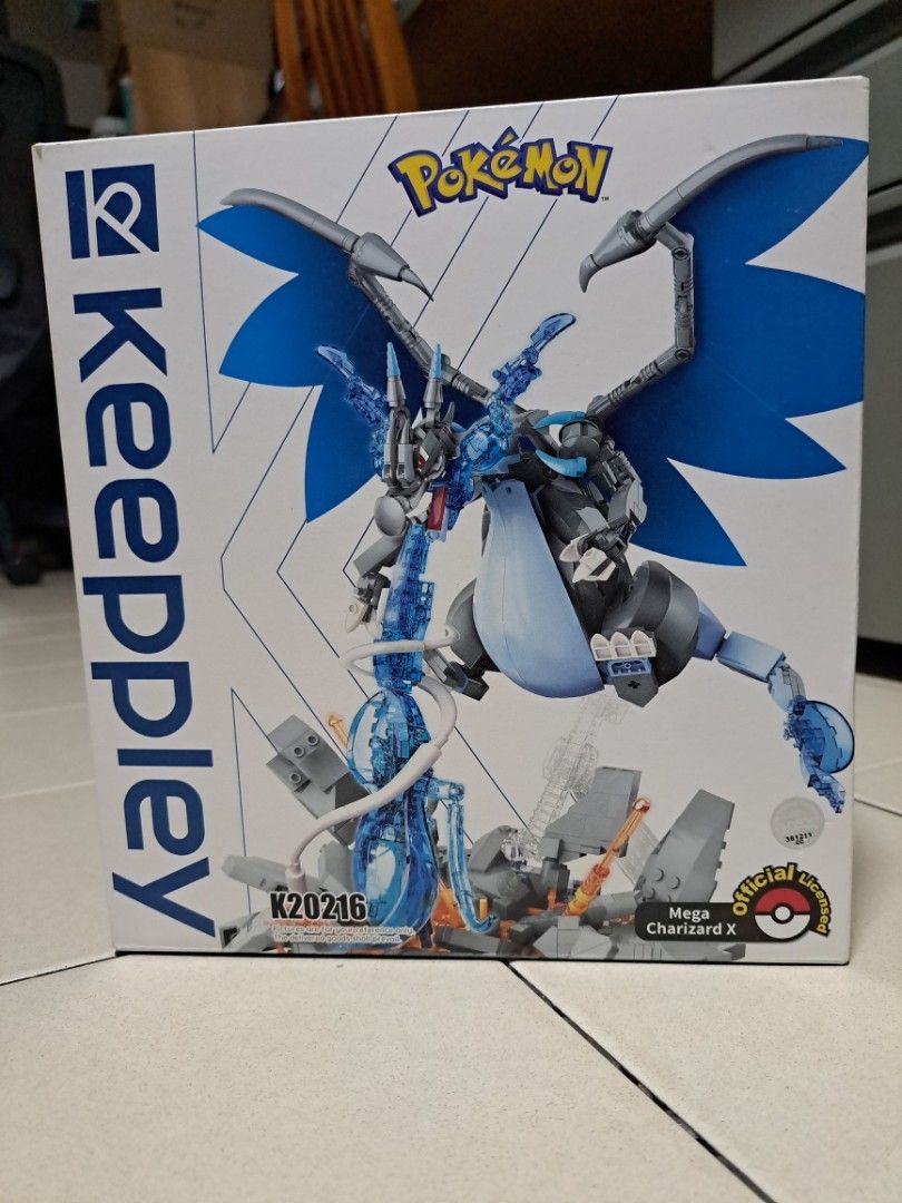 Pokemon Mega Charizard X figurine LEGO set KEEPPLEY, Hobbies & Toys ...