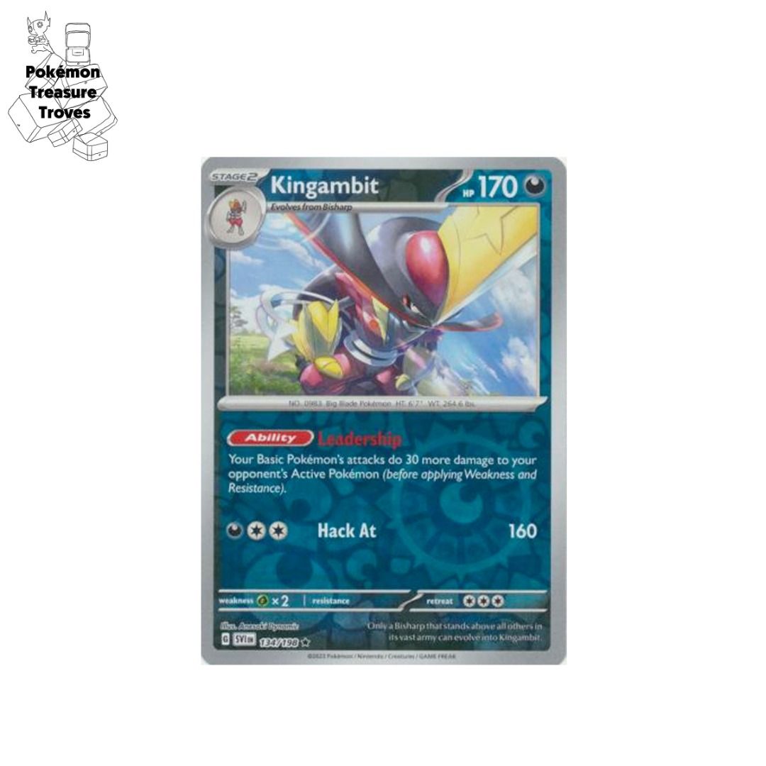 Pokemon Scarlet & Violet Kingambit Holo Card, Hobbies & Toys, Toys ...