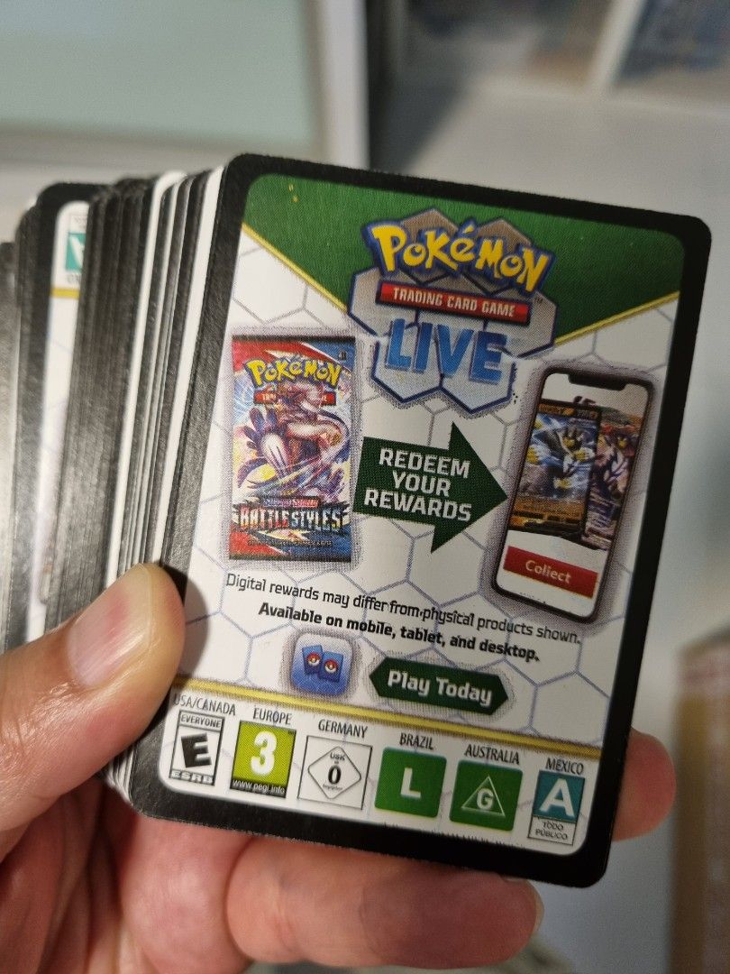 Pokemon TCG code cards, Hobbies & Toys, Toys & Games on Carousell