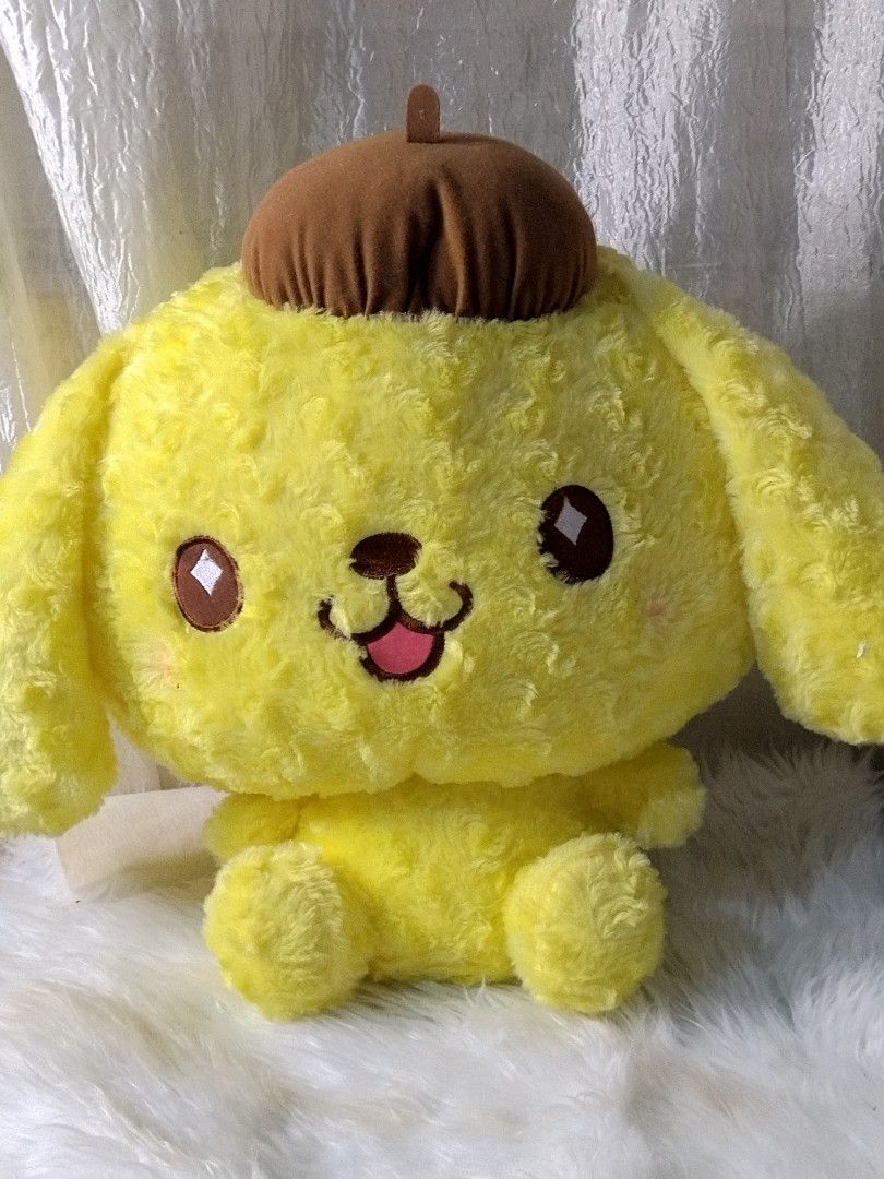 Pompompurin big rose pattern plush, Hobbies & Toys, Toys & Games on ...