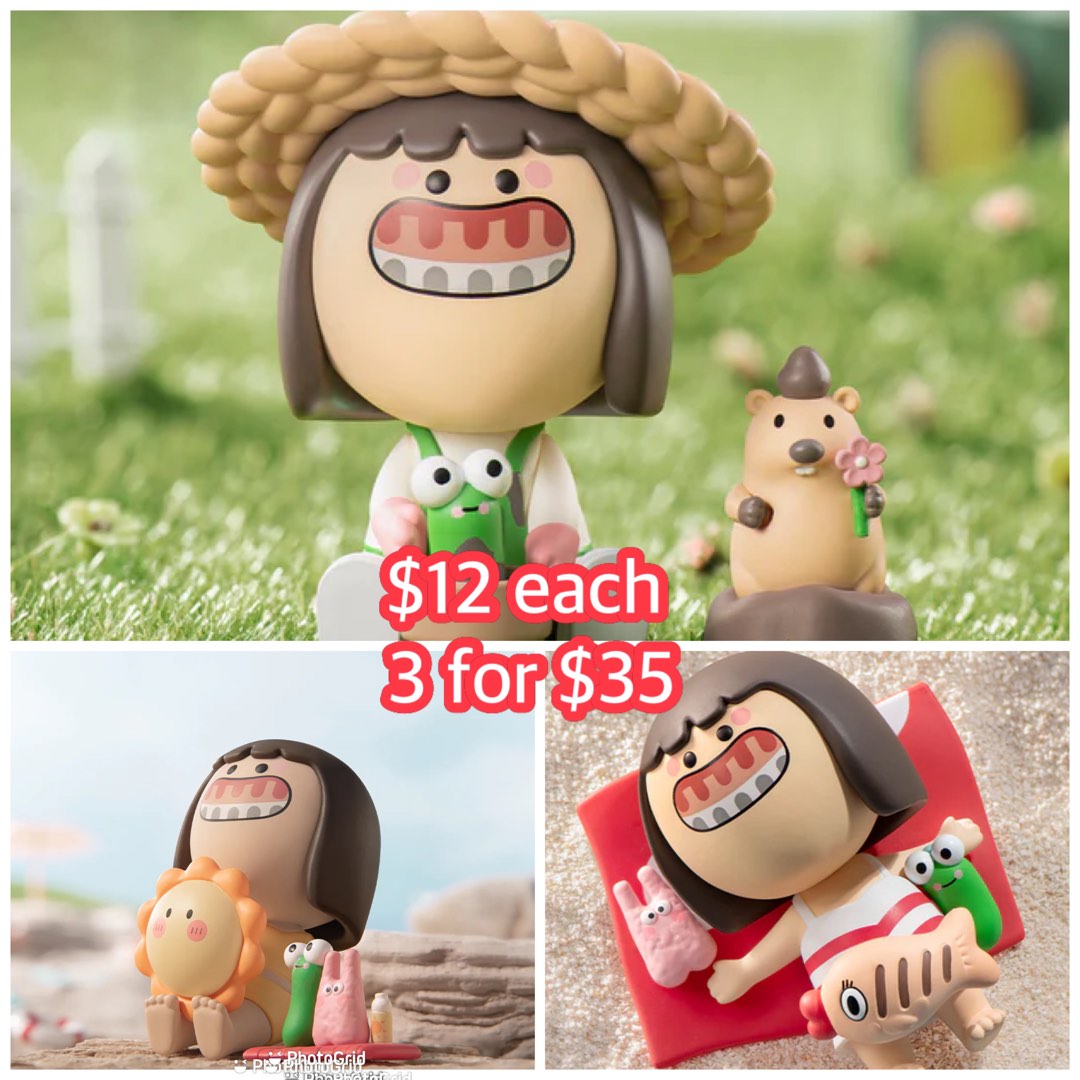 Popmart gummy the happy land, Hobbies & Toys, Toys & Games on Carousell