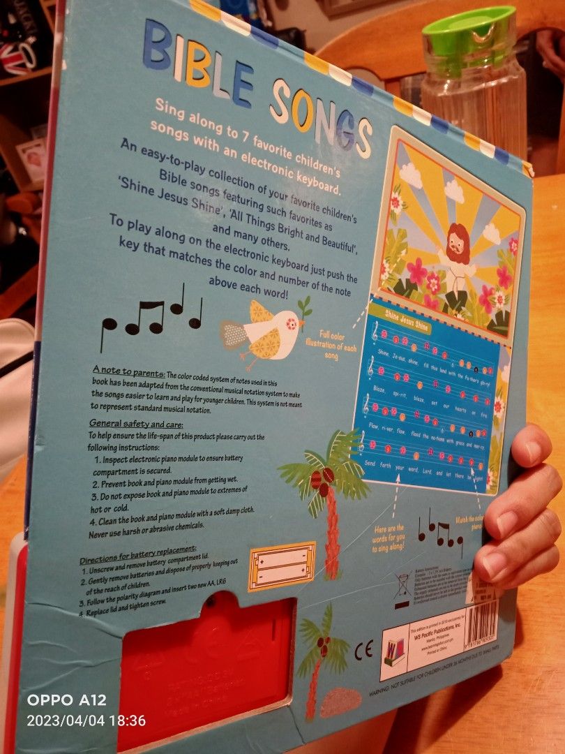 Preloved kid piano bible song, Hobbies & Toys, Music & Media, Musical ...