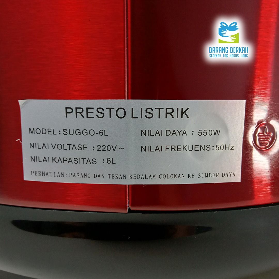 Presto Listrik | Suggo Original, Kitchen & Appliances di Carousell