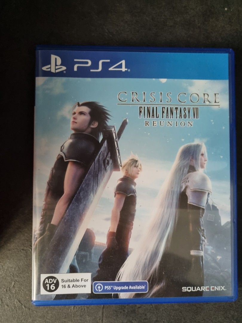 PS4 Final Fantasy VII Crisis Core, Video Gaming, Video Games ...