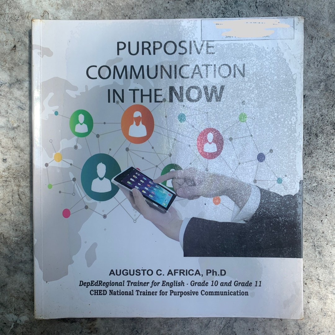Purposive Communication + Free Book, Hobbies & Toys, Books & Magazines ...