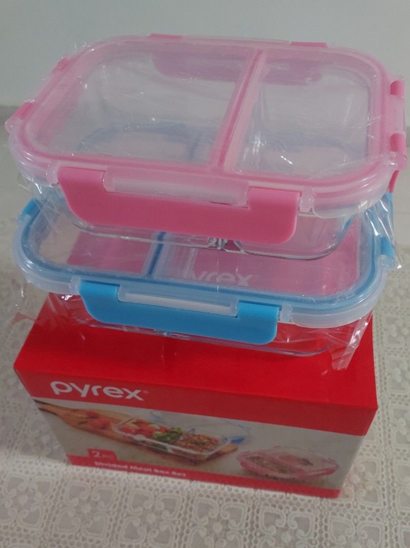 Pyrex Meal Box Set, Furniture & Home Living, Kitchenware & Tableware ...
