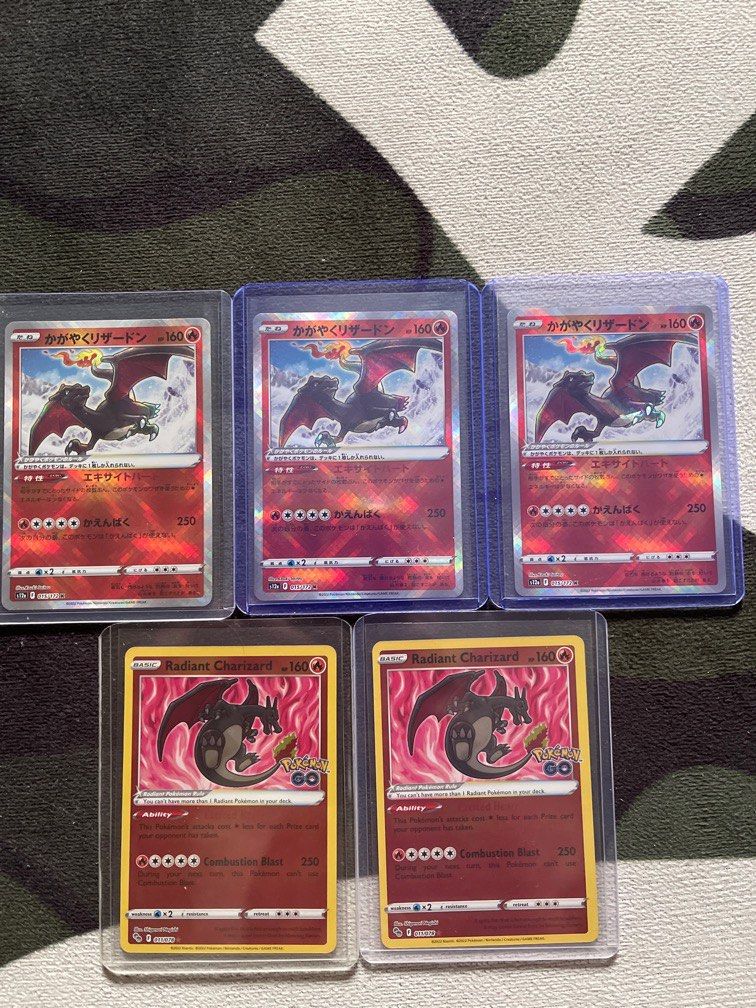 Radiant Charizard, Hobbies & Toys, Toys & Games on Carousell