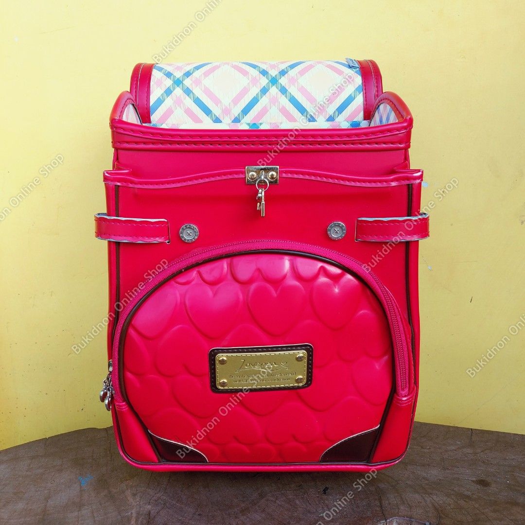 Randoseru School Bag Japanese Backpack / Lovepea Seiban Brand / Red ...