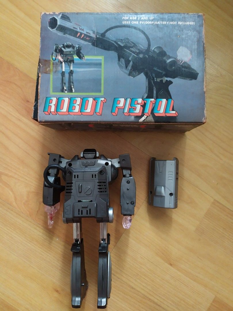 Rare Vintage 1980s TG-117 Robot Pistol Transformers Shockwave, Hobbies ...