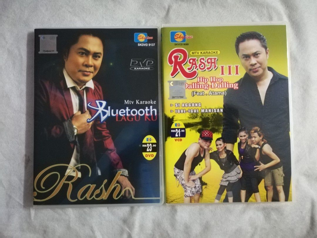 RASH Bluetooth Lagu Ku & Hip Hop Dalling-Dalling Karaoke VCD/DVD,Satu RM10.00 Tak Masuk Pos ...