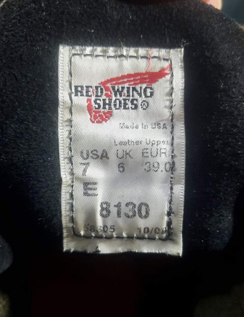 Red Wing 8130 Black Moc Toe Redwing, Men's Fashion, Footwear, Boots on ...