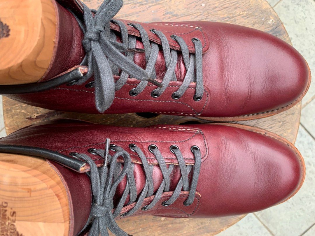 Red Wing Beckman 9011 Black Cherry Featherstone, Men's Fashion ...