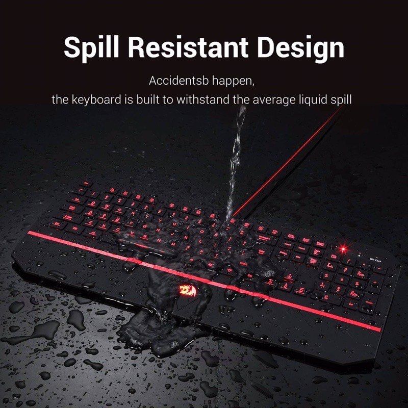 Redragon KARURA 2 K502 RGB Slim Gaming Keyboard LED Backlit Illuminated ...