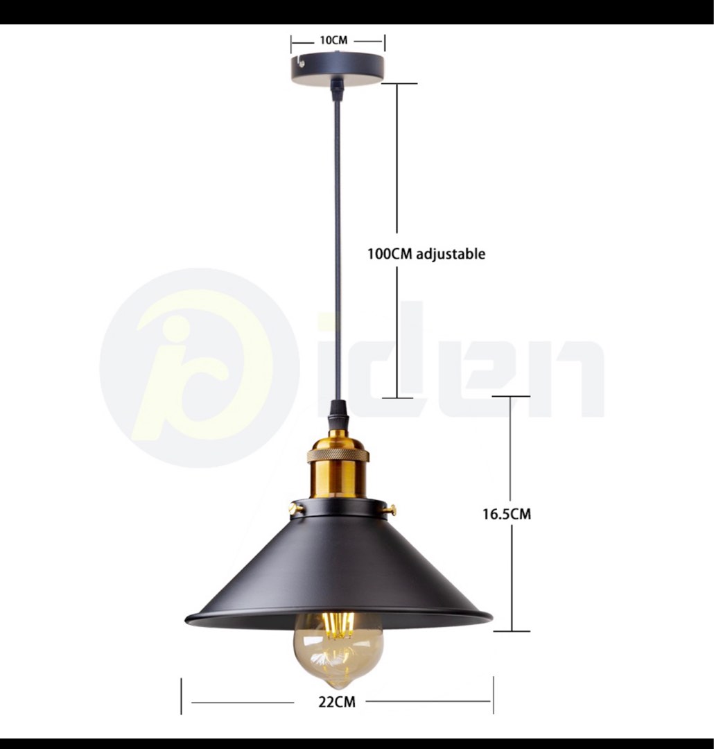 Retro Ceiling 1 head lights on Carousell