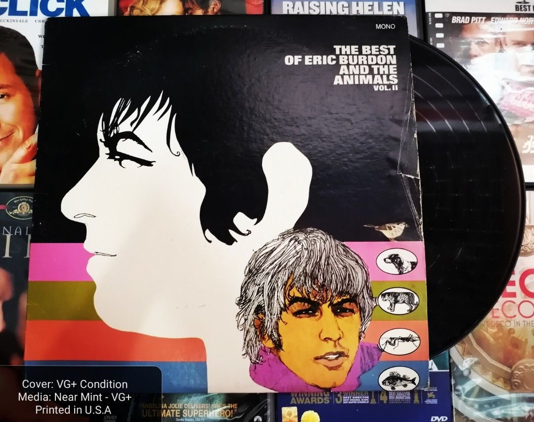 Rhe Best of Eric Burdon and The Animals Vinyl Record Original Vinyl ...