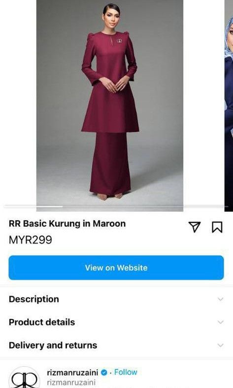 Rizman Ruzaini collection, Women's Fashion, Muslimah Fashion, Baju ...