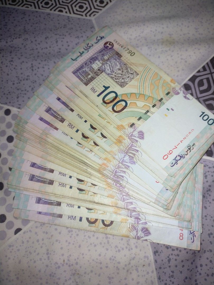 Lelong murah Rm100 lama old note sign zeti Malaysian banknote, Hobbies ...